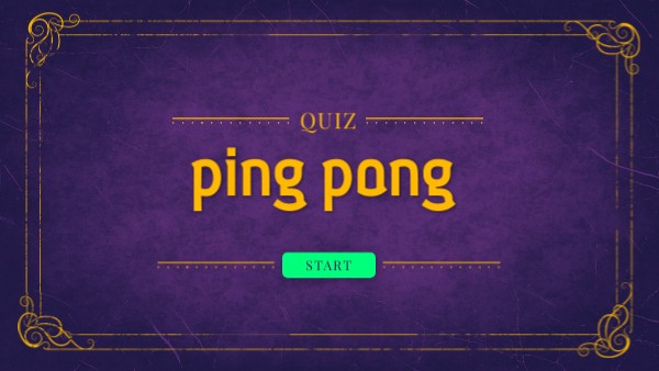 ping pong | Genially