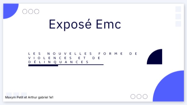 Exposé Emc | Genially
