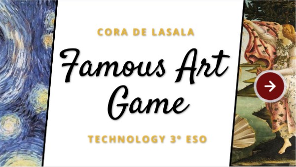 Famous Art Game | Genially