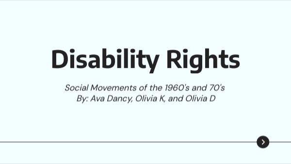 Disability Rights | Genially