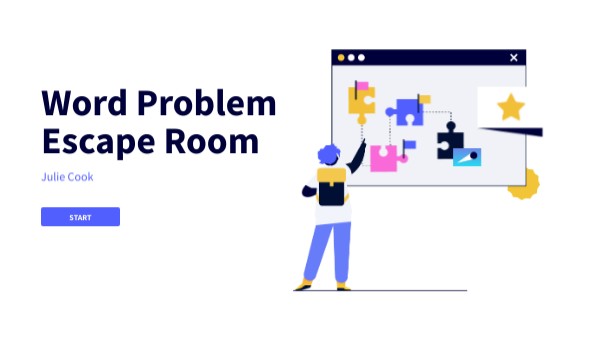 Word Problem Escape Room | Genially