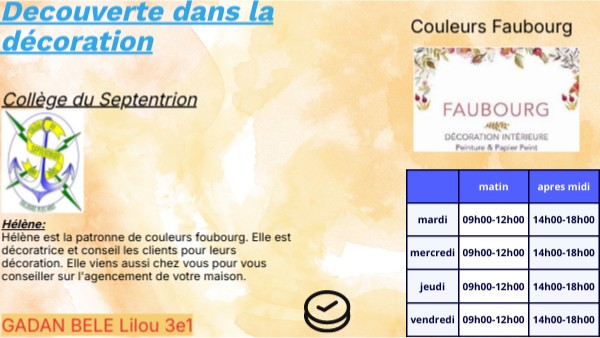 Decouverte dans la décoration | Genially