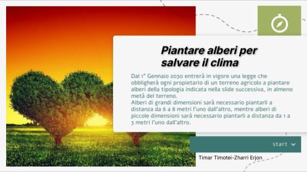 Piantare alberi per salvare il clima | Genially