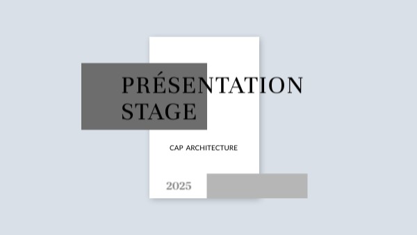 Présentation stage | Genially