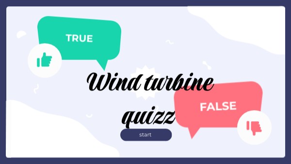 Wind turbine quizz | Genially