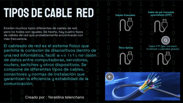 TIpos de cable red | Genially