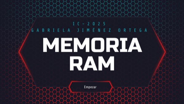 Memoria RAM | Genially