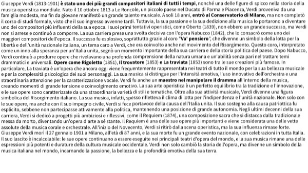 Questo è un paragrafo pronto a contenere creatività, esperienze e ...