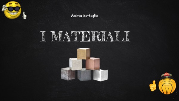 i materiali | Genially