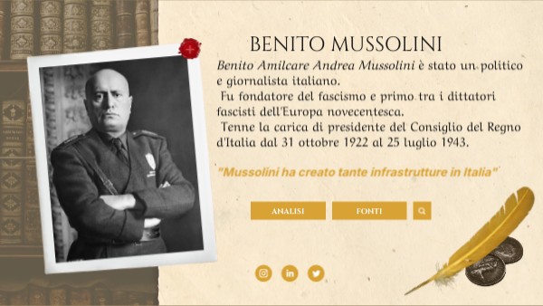 BENITO MUSSOLINI | Genially