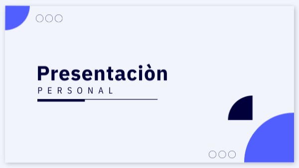 Presentaciòn personal | Genially