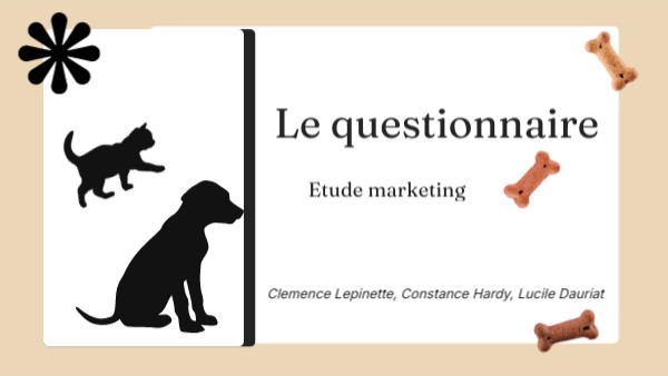 Le questionnaire | Genially