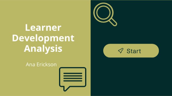Learner Development Analysis | Genially