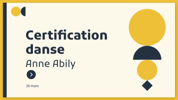 Certification danse | Genially