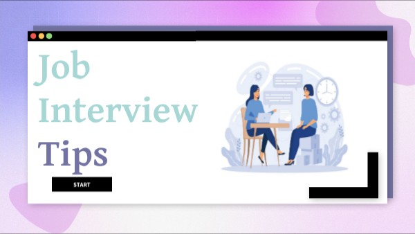 Job Interview Tips | Genially