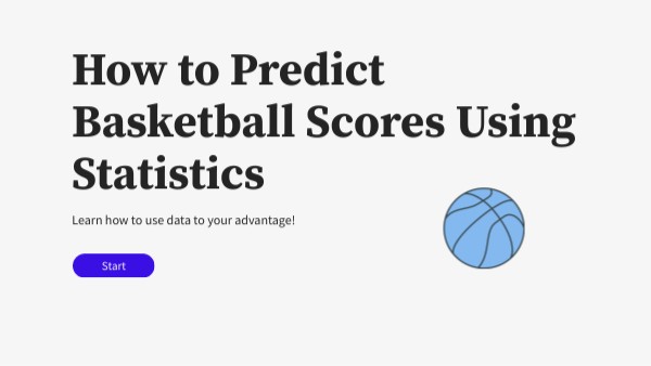 How to Predict NCAAM Basketball Scores with Statistics | Genially