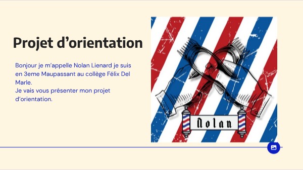 Projet d’orientation | Genially