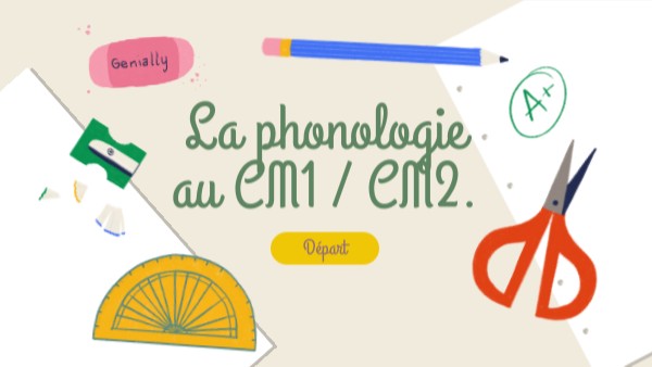 La phonologie au CM1 / CM2. | Genially