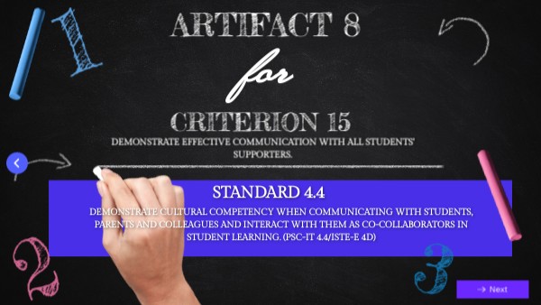 Criterion 15 | Genially