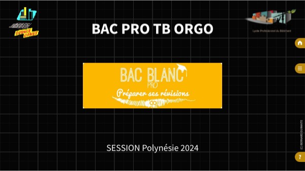 BAC TBORGO 2024 Polynesie | Genially