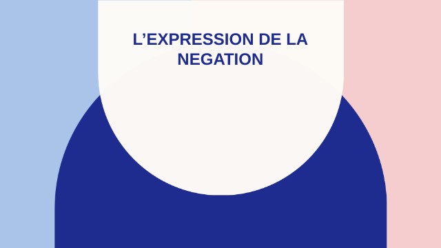 L'expression de la NEGATION.pptx | Genially