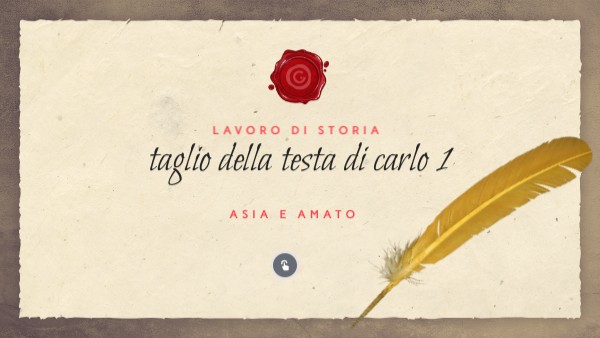 taglio della testa di carlo 1 | Genially