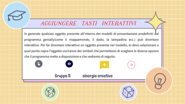 AGGIUNGERE TASTI INTERATTIVI | Genially