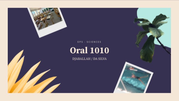 Oral 1010 | Genially