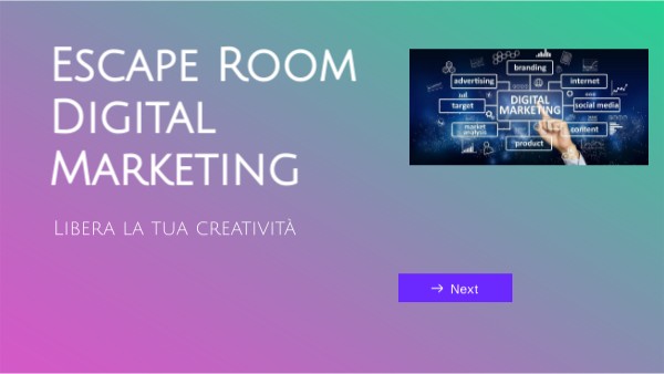 Escape Room Digital Marketing | Genially