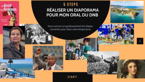 Réaliser diaporama pour mon oral du DNB | Genially