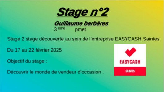 Stage n°2 | Genially