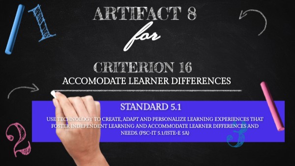 Criterion 16 | Genially