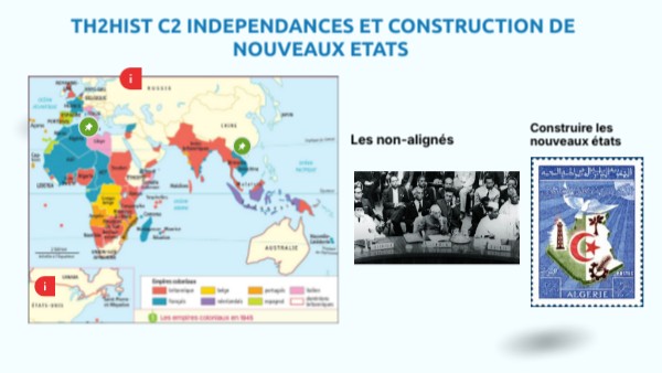 TH2HIST C2 INDEPENDANCES ET CONSTRUCTION DE NOUVEAUX ETATS | Genially