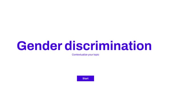 Gender discrimination | Genially