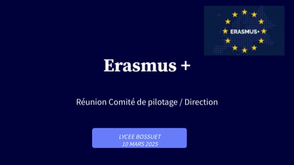 Erasmus + | Genially