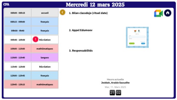 EDT mercredi S1P4 CPA | Genially