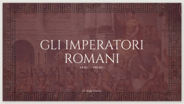 gli imperatori romani (da finire) | Genially