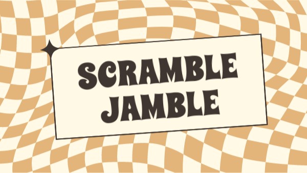 Scramble jamble | Genially