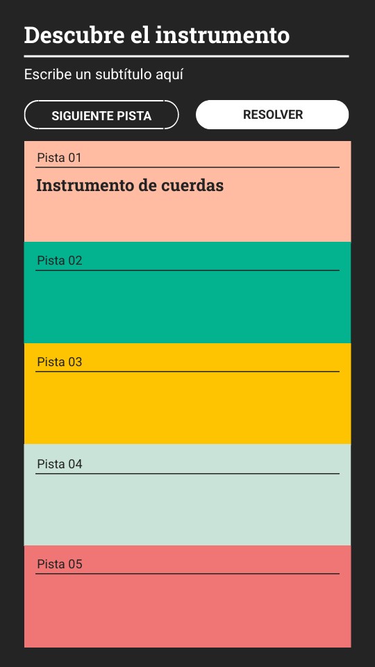 Descubre el instrumento | Genially