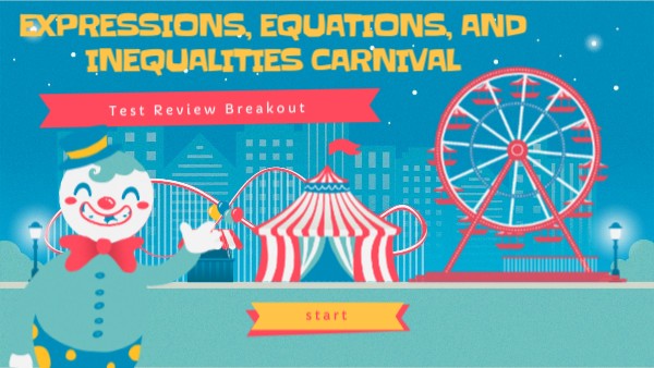 Expressions, Equations, and Inequalities Carnival | Genially
