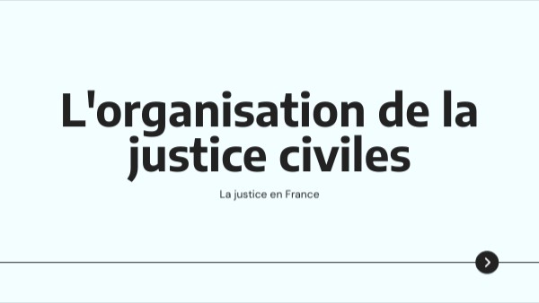 Genially_copy - L'organisation de la justice civiles | Genially