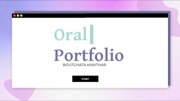 Oral Portfolio | Genially