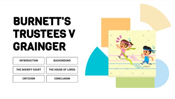 Burnett's trustees v grainger | Genially