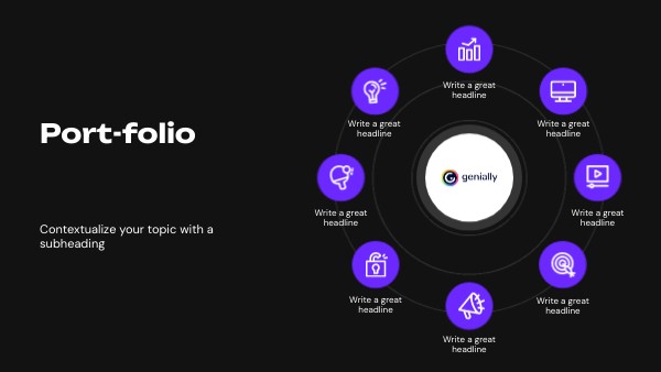 Port-folio | Genially