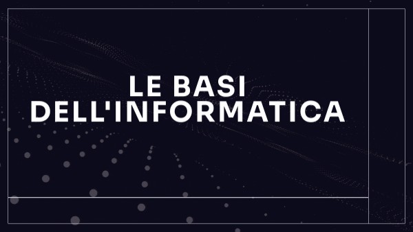ITA-TERMINOLOGIA DI BASE | Genially