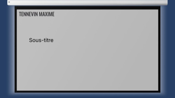 Tennevin Maxime | Genially