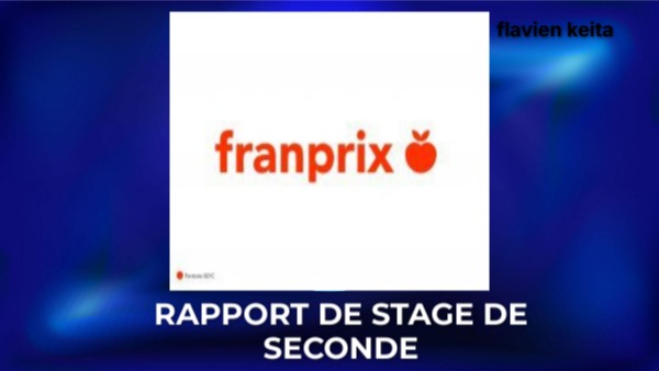 rapport de stage de seconde | Genially
