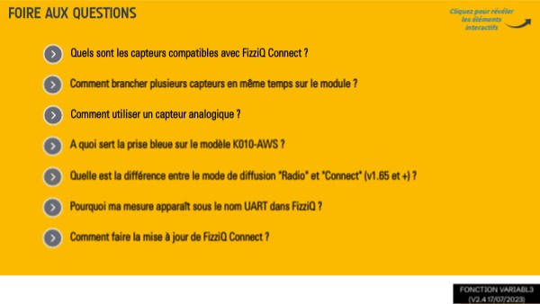 Prise en main FizziQ Connect - FAQ | Genially