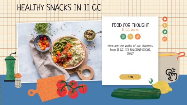 Healthy Snacks in 1I GC | Genially