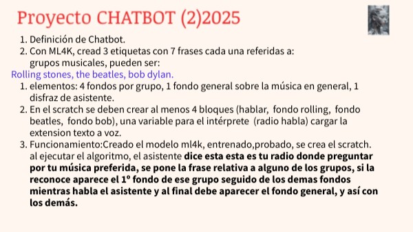 Proyecto CHATBOT (2)2025 | Genially
